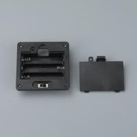 China 3AAA battery holder with lid, switch, and built-in/panel-mounted type for sale