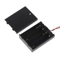 China 4 AAA battery pack with lid, switch, and leads Perfect for DIY projects for sale