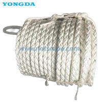 China ISO10556 8-Strand High Strength Braided Polyester And Polyolefin Dual Fibre Rope for sale