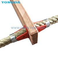 China Wooden Step Boarding Rope Ladder For Life Raft And Lifeboat for sale