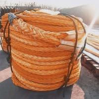 China 60mm UHMWPE Rope For Tugger Boat Towing And Mooring Rope for sale