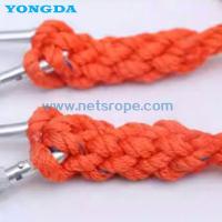 China Colorful Children Climbing Training Wooden Rope Ladder For Kindergarten for sale