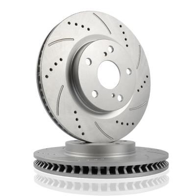 China High Carbon Vented Drilled Brake Discs Rotors for Enhanced Performance for sale