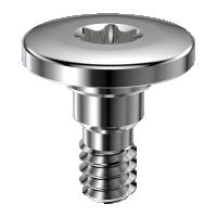 China Dental Cover Screw Grade 5 Medical Titanium Ti-6Al-4V Biocompatible Corrosion Resistant for sale