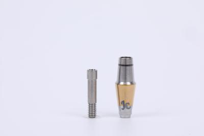 China Medical Titanium Grade 4 Straight Abutment With Biocompatibility Adjustable Angle for sale
