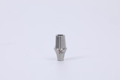 China Grade 4 Medical Titanium Custom Abutment Implant High Mechanical Strength Corrosion Resistance for sale