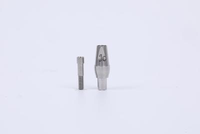 China Prosthetic Dental Custom Abutment With Precise Internal Hex Polygonal Connection for sale