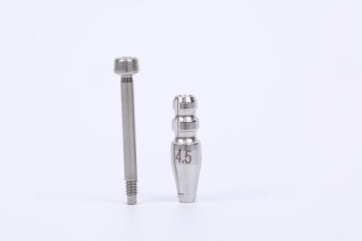 China Customizable Transfer Copings Dental Abutment Grade 4 Medical Titanium CAD CAM Compatible for sale
