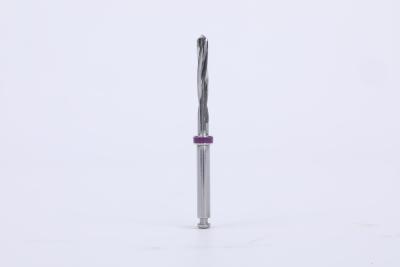 China Custom Medical Grade White Steel Dental Drill for High Accuracy Implant Surgery 30mm for sale