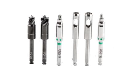 China Dental Surgical Drill Medical Grade White Steel High Thermal Conductivity 35mm for sale