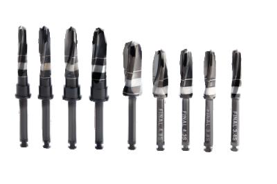 China Medical Grade White Steel Precision Dental Implant Drill 2.0mm Diameter High Speed Surgical Drill for sale