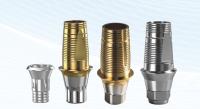 China Dental Titanium Base for Implant Abutment Precision Prosthetic Connection Biocompatible CAD/CAM Compatible for sale
