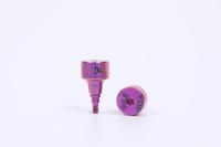 China Precision Machined Titanium Healing Abutment Compatible with ITI Straumann BLT BLX Series 4.8mm Height for sale
