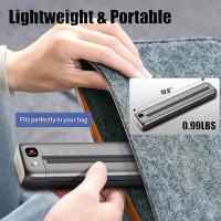 China F81 Portable Printer Wireless for Travel, Bluetooth WiFi Inkless Thermal Printers for 8.5
