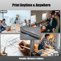 China F81 Portable Printer Wireless for Travel, Bluetooth WiFi Inkless Thermal Printers for 8.5