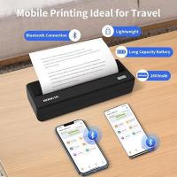 China PN81 Inkless Portable Printer for Travel, 300Dpi Wireless Bluetooth Thermal Printer, Compatible with Android/iOS & Laptop for sale