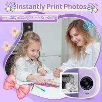 China Rongta Instant Print Camera for Kids, Children Portable Camara Toy Birthday Gifts, Kids Toys, 2.4 Inch Screen Kid Digital Camera for Girls Boys for sale