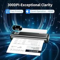 China Rongta Portable Printers Wireless for Travel, 300DPI WiFi & Bluetooth Mobile Thermal Inkless Printer for School/Office/Home Use for sale