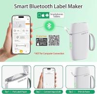 China Maker Machine with Tape, Bluetooth Label Printer, Wireless Mini Label Makers with Multiple Templates for Organizing Office Home for sale