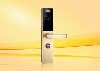China Touch Keypad Fingerprint Door Lock With Reversible Handle 10 Groups Transaction for sale