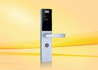 China Touch Keypad Fingerprint Door Lock With Reversible Handle 10 Groups Transaction for sale