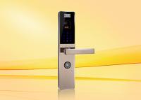 China Touch Keypad Fingerprint Door Lock With Reversible Handle 10 Groups Transaction for sale