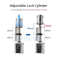 China Zinc Alloy Biometric Fingerprint Password Smart Door Lock Wireless lock for sale