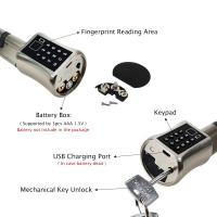 China Zinc Alloy Biometric Fingerprint Password Smart Door Lock Wireless lock for sale