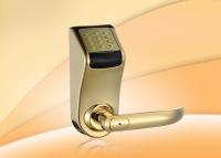 China Zinc Alloy Finger Scanner Door Lock / Silver Chrome Plating Digital Password Lock for sale