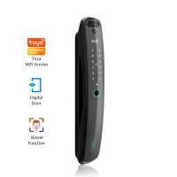 China Aluminum Alloy Multibiometric Smart 	Fingerprint Door Lock With Video Door Phone for sale