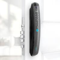 China Aluminum Alloy Multibiometric Smart 	Fingerprint Door Lock With Video Door Phone for sale