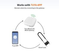 China TTlock / Tuya App Stainless Steel Bicycle Lock Fingeperprint U Lock -GL-P2 for sale