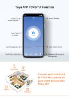 China TTlock / Tuya App Stainless Steel Bicycle Lock Fingeperprint U Lock -GL-P2 for sale