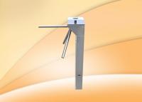 China Fingerprint RFID Steel Drop Arm Tripod Turnstiles For Emergency Purpose for sale