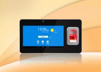 China 7inch Touch Display Android Biometric Attendance System Support Send SMS To Mobile for sale