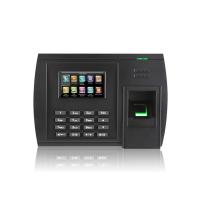 China 3 Inch Screen Biometric Fingerprint Punch Card Attendance Machine for sale