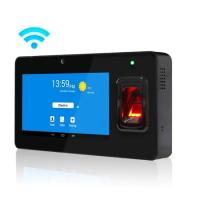 China FCC TCP WiFi Android Thumbprint Biometric Attendance Machine for sale