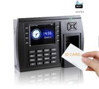China Multimedia WIFI Biometric Employee  Fingerprint Time Attendance System With Card Reader for sale