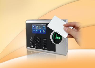 China 3 inch Fingerprint Time Attendance System With Network Scheduled Bell Webserver for sale