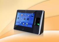 China 7 Inch real time biometric Fingerprint Time Attendance System With 300,000Pixels Camera for sale