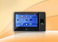 China 7 Inch real time biometric Fingerprint Time Attendance System With 300,000Pixels Camera for sale