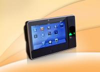 China 7 Inch real time biometric Fingerprint Time Attendance System With 300,000Pixels Camera for sale