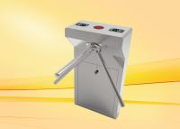 China Stainless steel Tripod Turnstile , waist height turnstile for pedestrian access control for sale