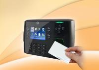 China Li battery Fingerprint Access Control System , BLACK attendance fingerprint machine for sale