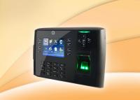 China Li battery Fingerprint Access Control System , BLACK attendance fingerprint machine for sale
