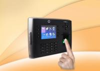 China Li battery Fingerprint Access Control System , BLACK attendance fingerprint machine for sale