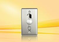 China Metal Push Button , exit buttons With 12 Cm Wire Backside , Signal NO / NC / COM for sale
