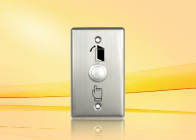 China Metal Push Button , exit buttons With 12 Cm Wire Backside , Signal NO / NC / COM for sale