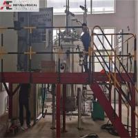 China Vertical Vacuum Induction Melting Furnace 1000kg Capacity 600KW Power for Platinum Steel Iron Copper Gold for sale