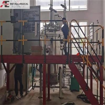 China Vertical Vacuum Induction Melting Furnace 1000kg Capacity 600KW Power for Platinum Steel Iron Copper Gold for sale
